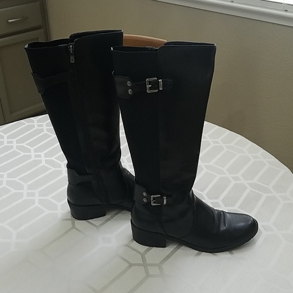 Anne Klein | Shoes | Ann Klein Black Aklanthe Boots | Poshmark